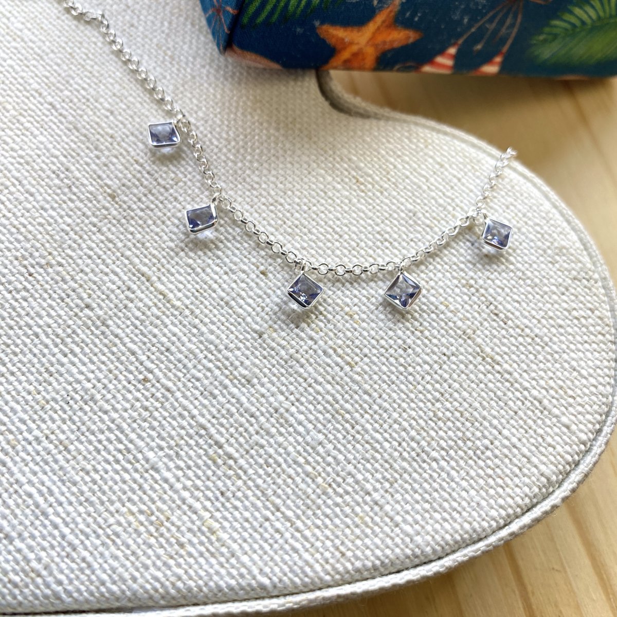 PUL 5 PONTO DE LUZ CARRE ROSA 6X6MM