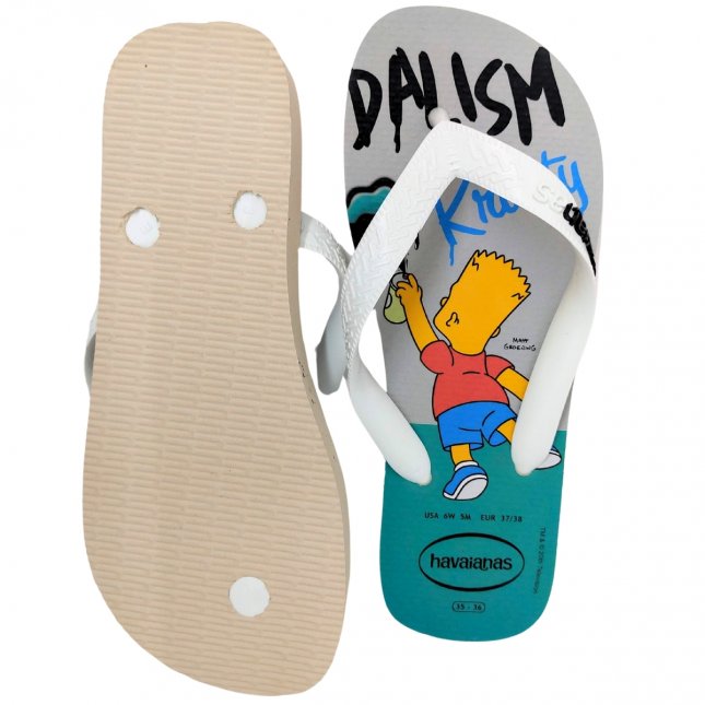 Chinelo Havaianas Simpsons | Gold Calçados
