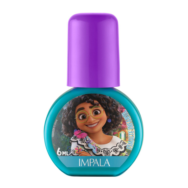Kit Impala Disney Encanto 6 Esmaltes e 1 Paleta de Maquiagem Infantil