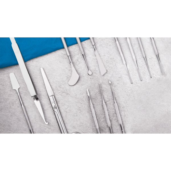 Kit de Podologia 13 Instrumentos Inox Professional Mundial