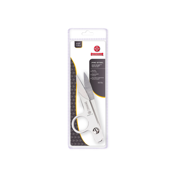Tesoura Tecelão CR3801-4.1/2 Pro Steel 4.1/2" Mundial