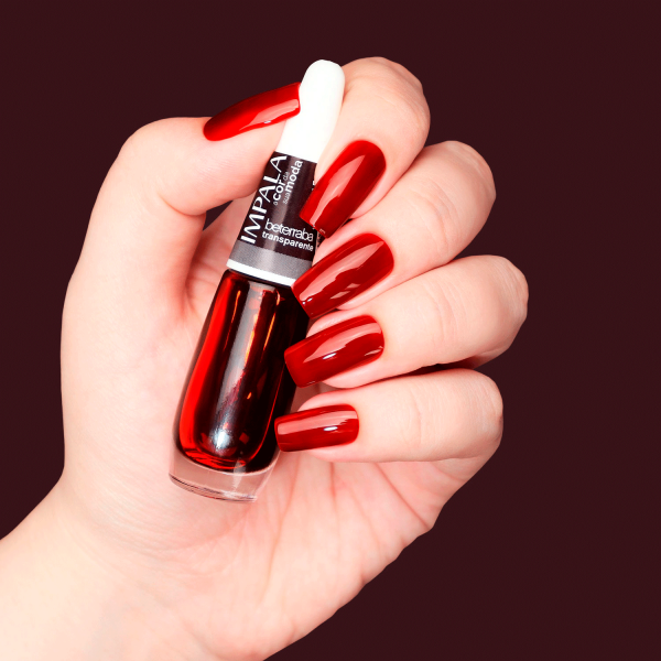 Esmalte Impala Transparente A Cor da Sua Moda - Beterraba