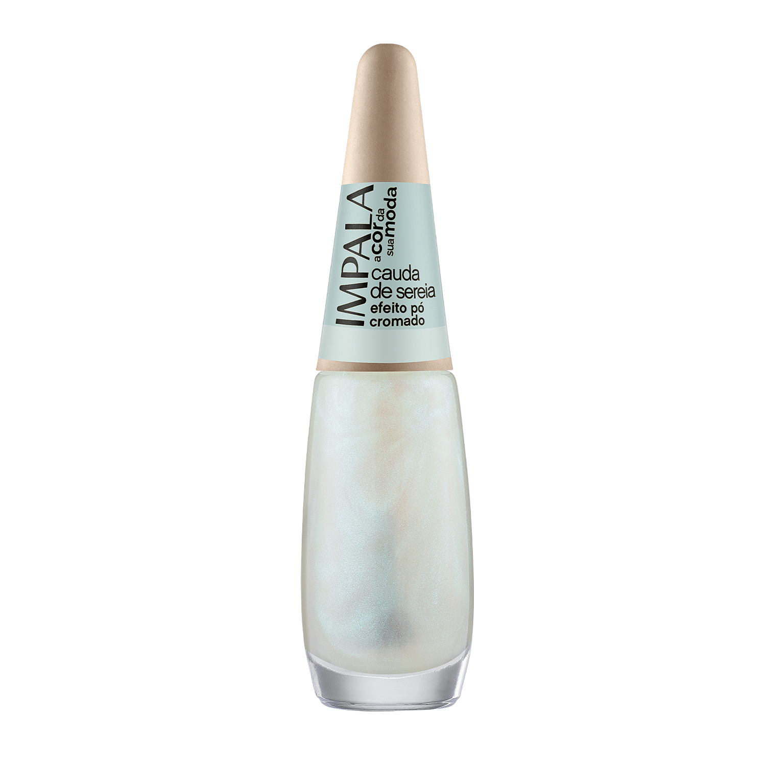 Esmalte Impala Efeito Pó Cromado A Cor da Sua Moda - Cauda de Sereia