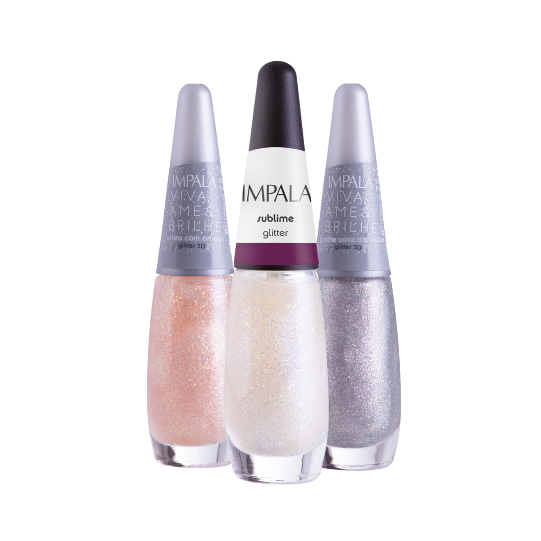 Kit Esmaltes Impala Ano Novo