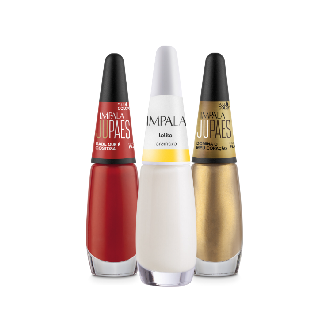 Kit Esmaltes Impala para o Natal