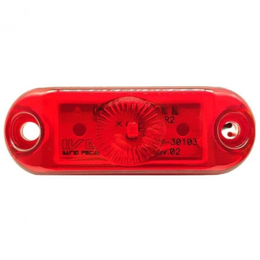 Lanterna de Placa LED Universal Vermelho Bivolt Com Fios