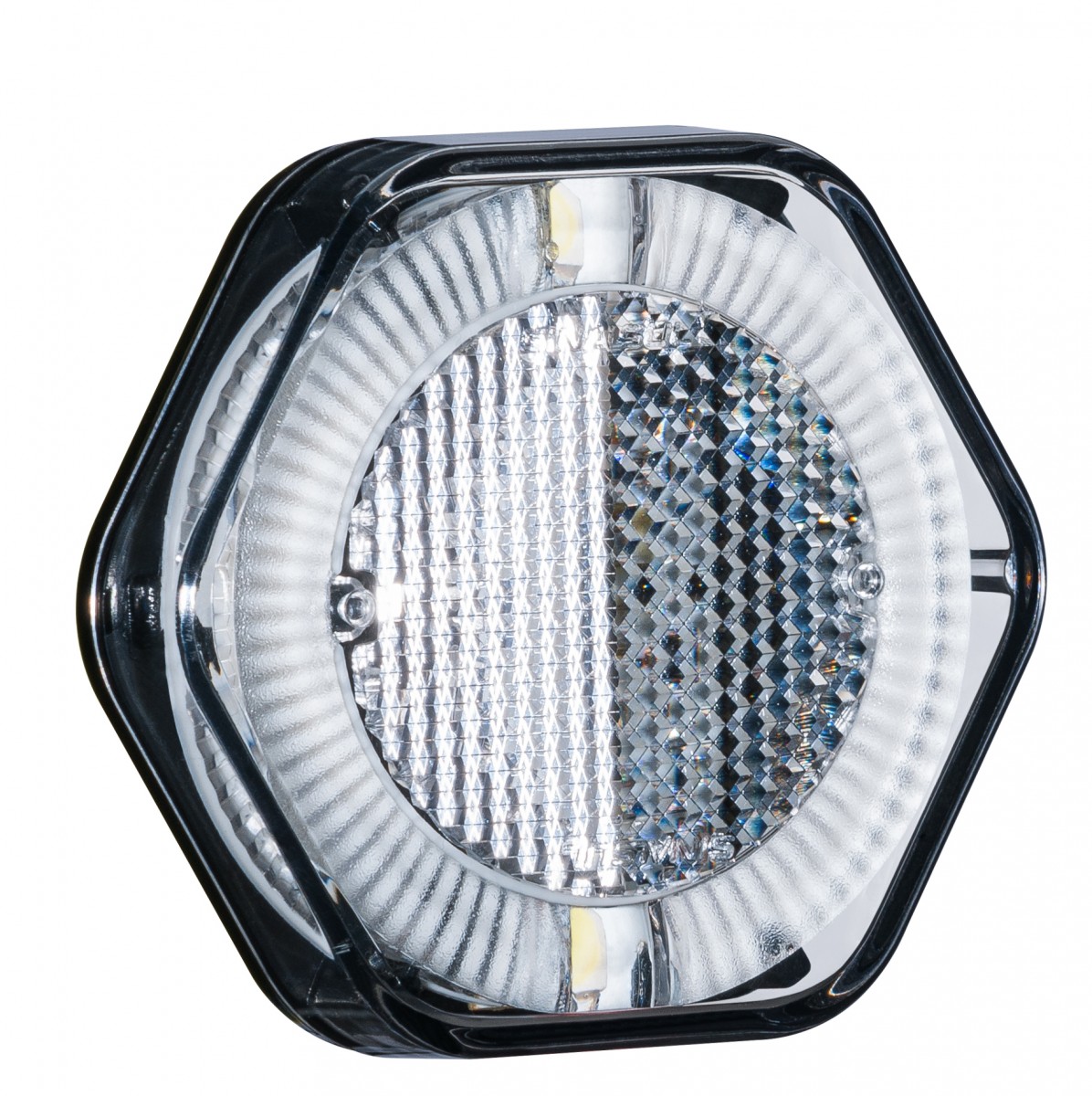 Lanterna Lateral Cristal Bivolt C/Guia S/Suporte Universal