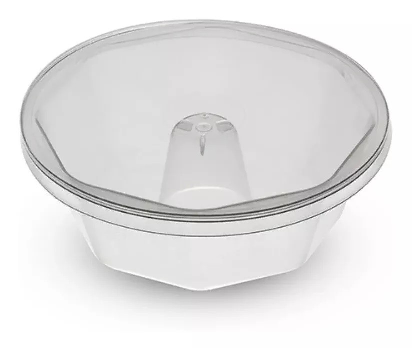 Forma para Pudim Forneável G 500ml com Tampa - Pacote com 6