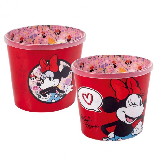 Balde Pipoca Super Decorada Minnie 2,1 L - Loja Plasútil