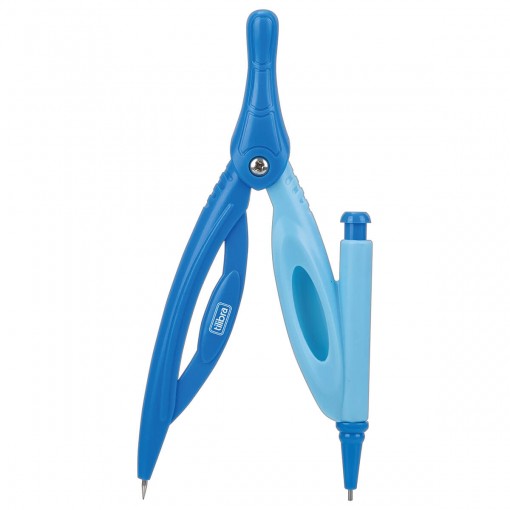 Compasso Escolar sem Tira-Linha Plástico - Sortido