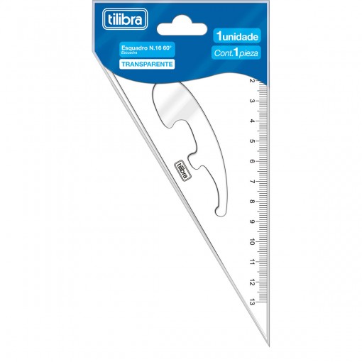 Esquadro Escolar N.16 60 Graus Académie