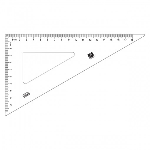 Esquadro Escolar N.21 60 Graus Académie