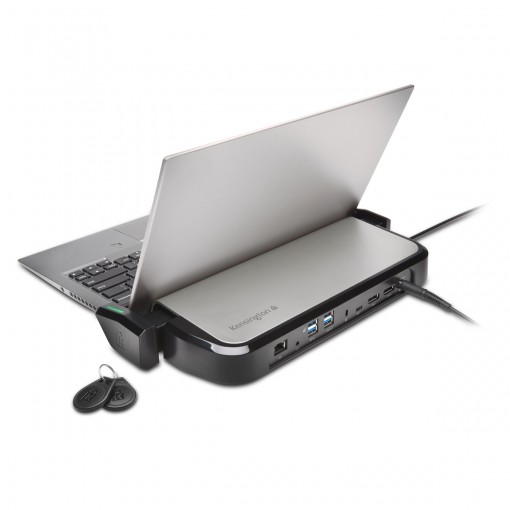 LD4650P Docking Station USB-C com K-Fob Smart Lock