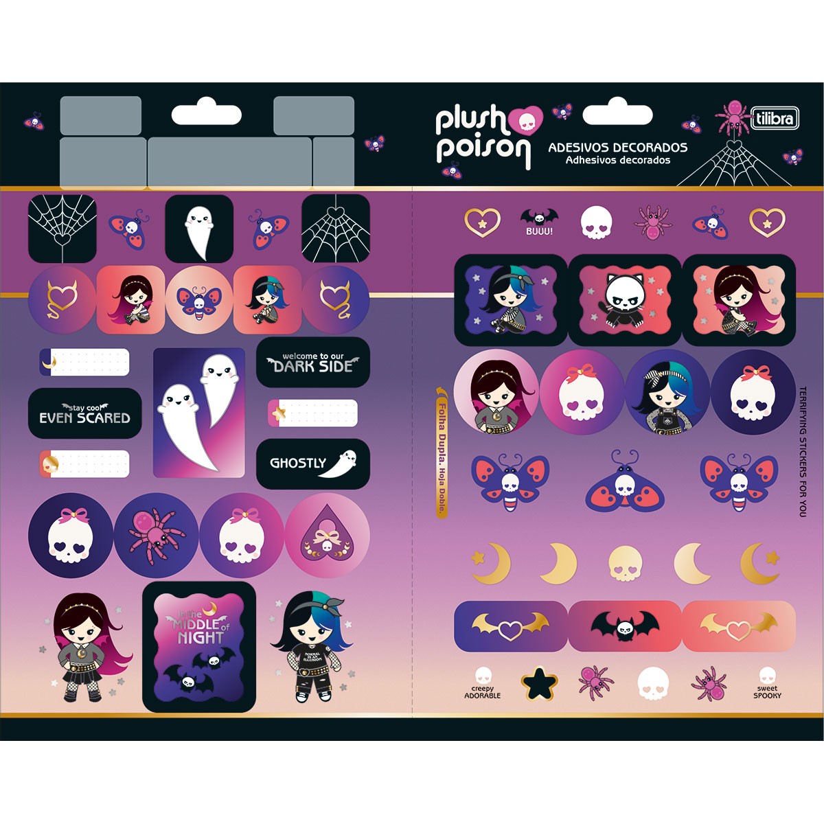 Adesivo Decorado Duplo Plush Poison