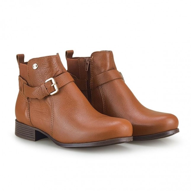 Bota Bottero Feminina Rasteira de Couro 348403 | Margil Calçados