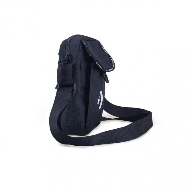 Bolsa Converse All Star 10025483 Cross Body Preta | Margil