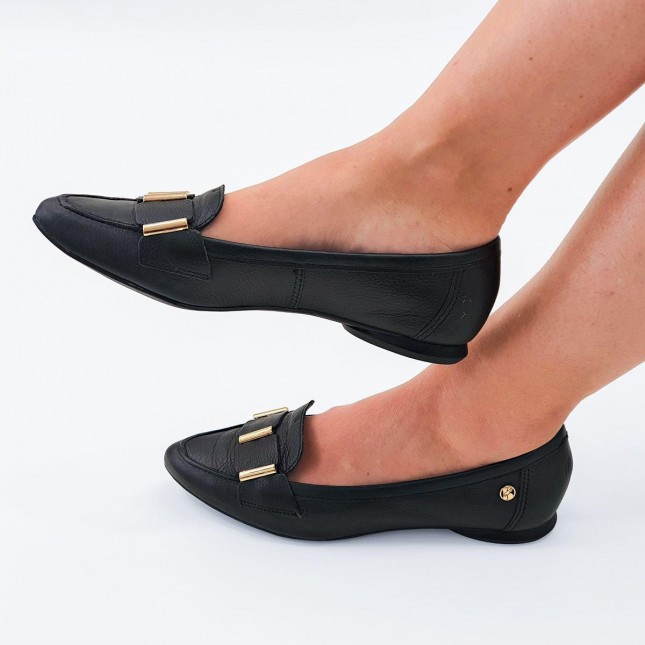 Sapatilha Bottero Mocassim Bico Fino Couro 360401 | Margil