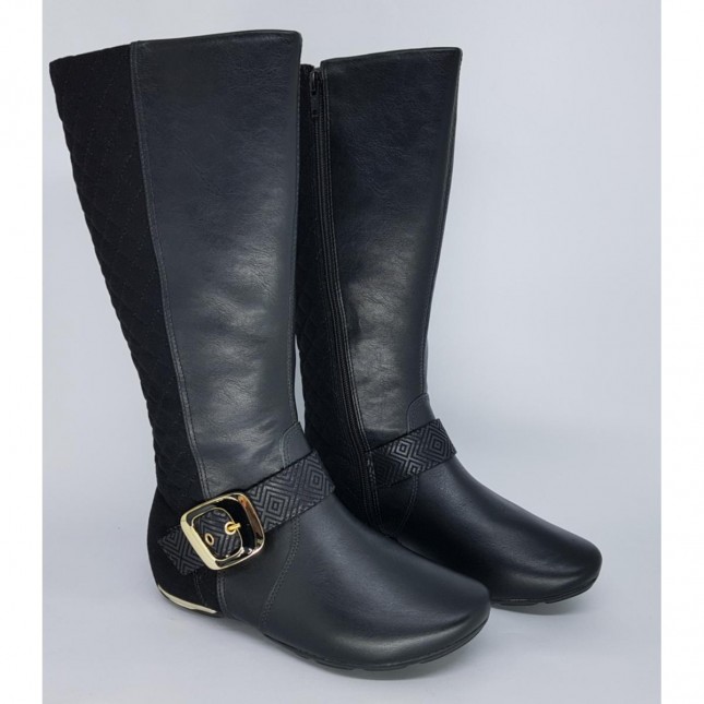 Bota Comfortflex 1791304 PRETO | Margil Calçados