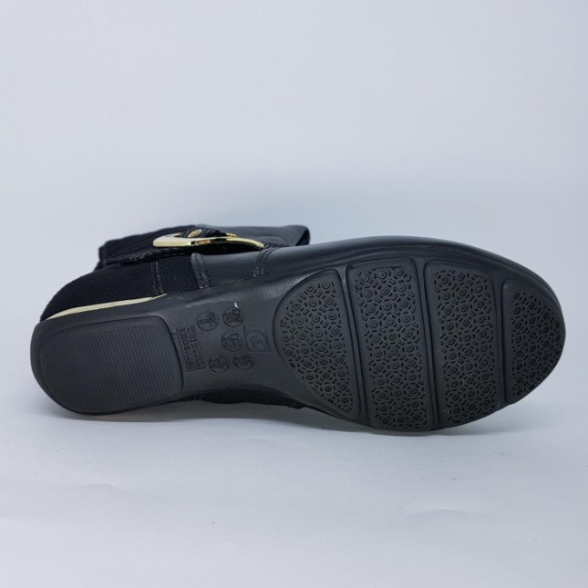 Bota Comfortflex 1791304 PRETO | Margil Calçados