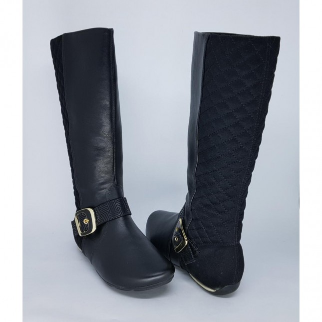 Bota Comfortflex 1791304 PRETO | Margil Calçados