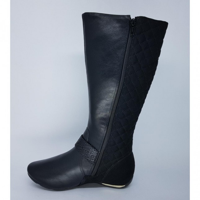 Bota Comfortflex 1791304 PRETO | Margil Calçados