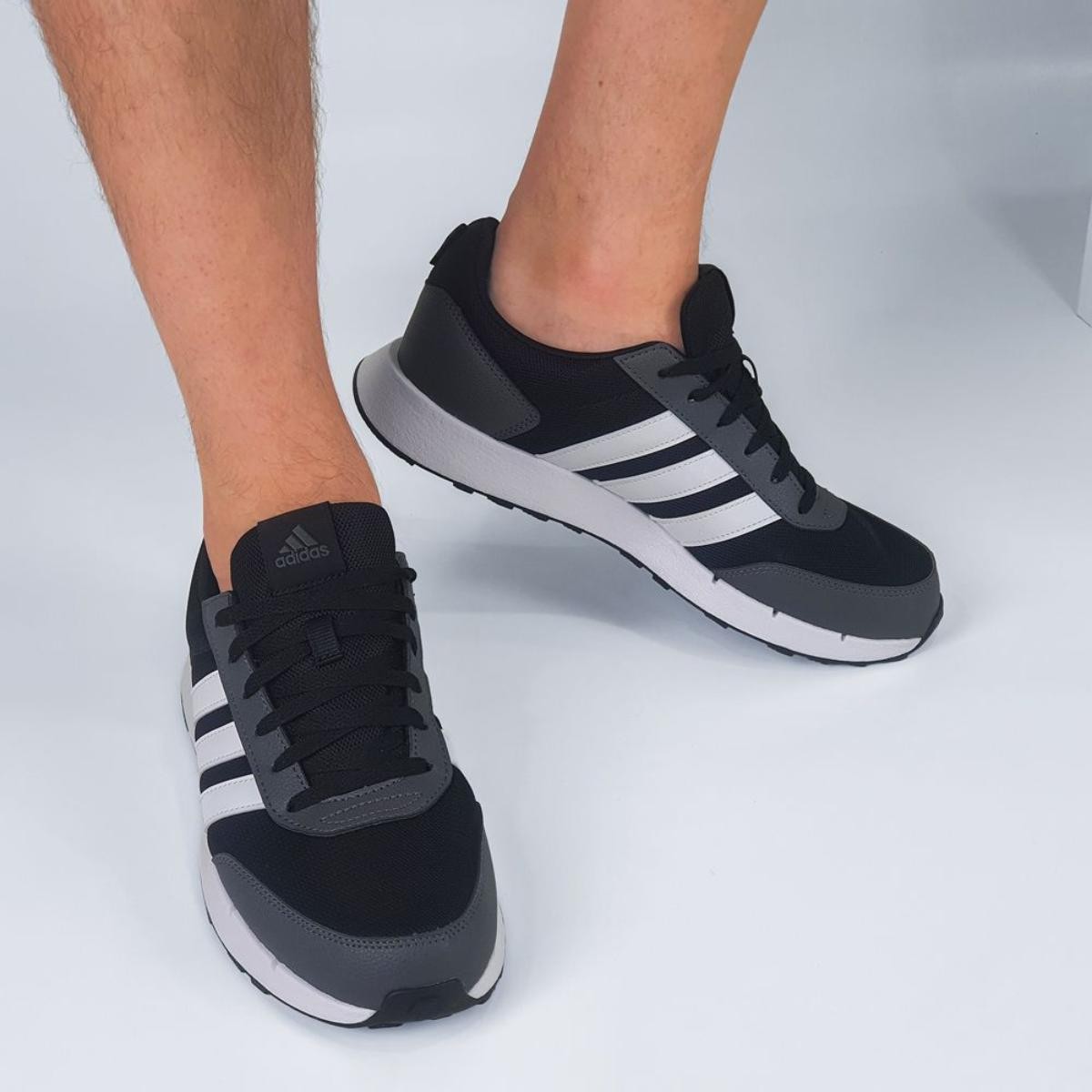 Tênis Adidas RUN 50S Masculino Casual em até 10x| Margil Calçados