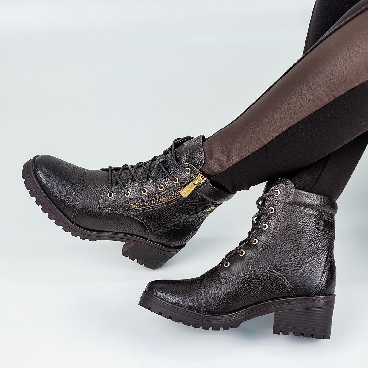 Bota Bottero Feminina Coturno de Couro 315901 | Margil Calçados
