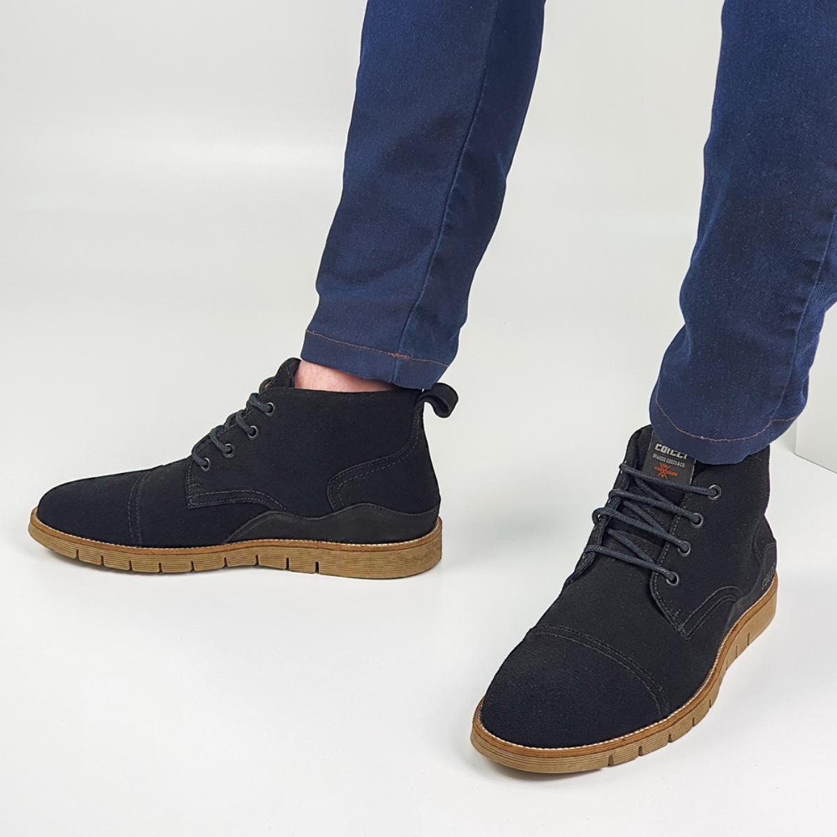 Bota Colcci Masculina de Couro Camurça 8070100087 | Margil Calçados