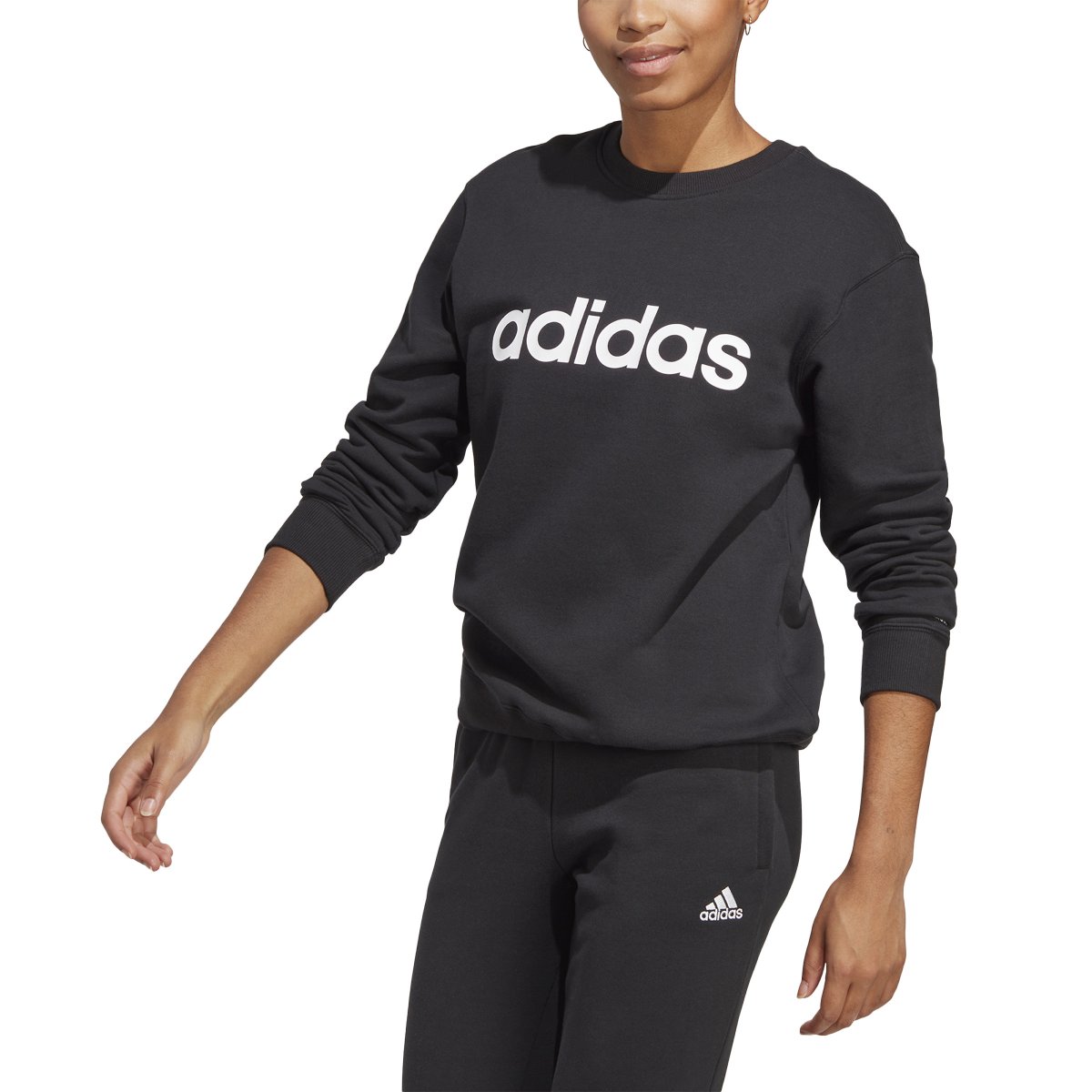 Moletom Adidas Feminino Logo Linear Gola Redonda | Margil