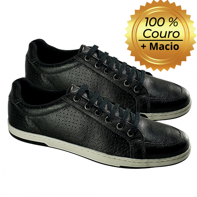 Sapatenis Masculino Couro Biaggio 1003 - COMPRE na MilShoes | Calçados ...