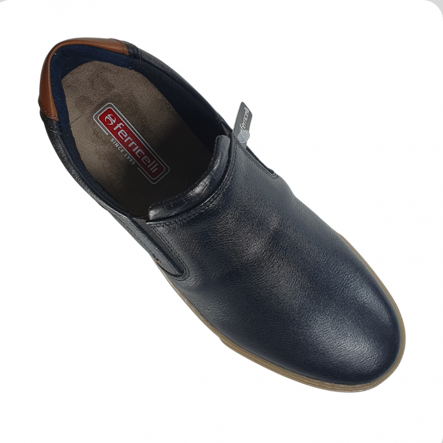 Tênis Ferricelli Iate Masculino Sentra Slip On Couro 48526 48526 ...