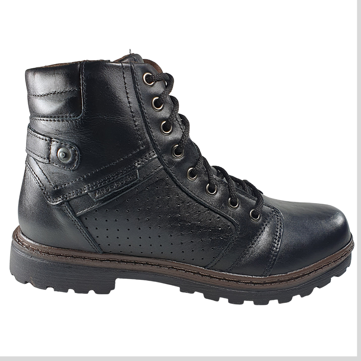 Botas Masculinas Coturno Mega Boots Em Couro 6021 - COMPRE na MilShoes ...