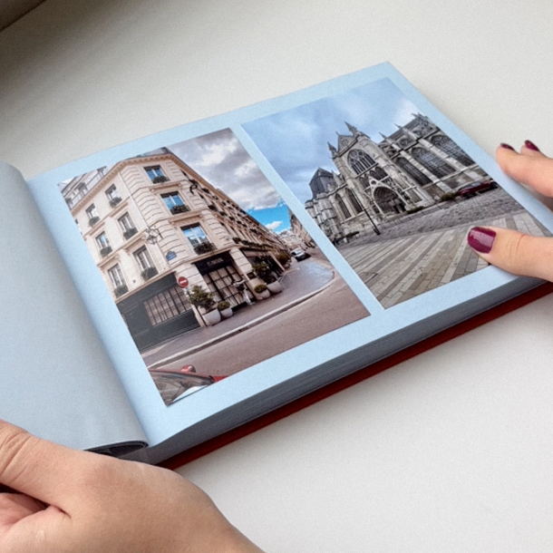 Álbum de Fotos Horizontal Personalizado Viagens | Mim Papelaria