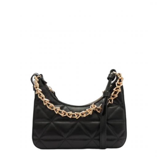 Bolsa Tiracolo Schutz Blessie Couro Croco Preta