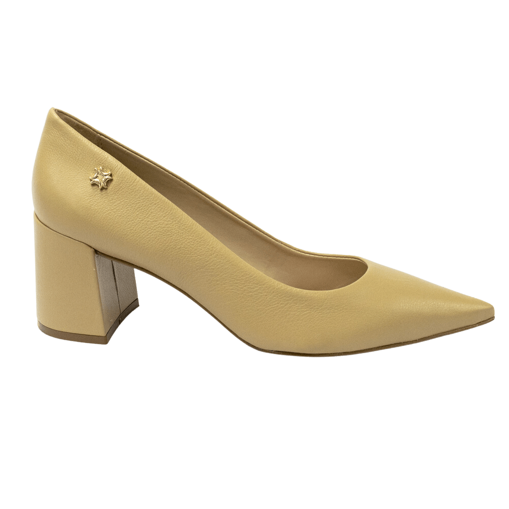 Scarpin Luz da Lua Saara Sândalo Areia