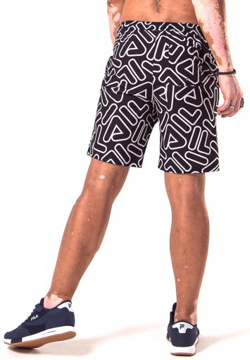Bermuda Fila Shuffle Logo Ls090276-1271 | Napolitana Calçados
