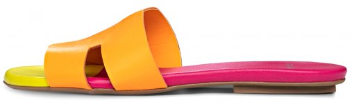 Chinelo Carrano H Color Couro 314001E | Napolitana Calçados