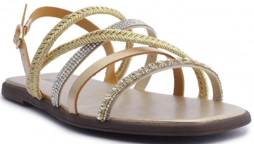 Sandalia AnaCapri Strass C303840013 | Napolitana Calçados
