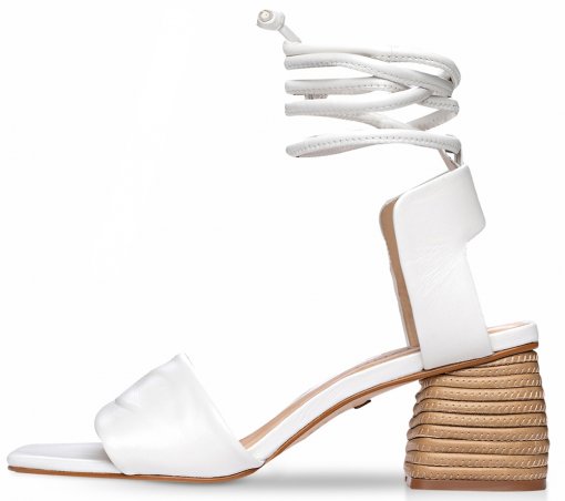 Sandalia Strings Lace Up Salto Bloco Carrano 347024 | Napolitana Calçados