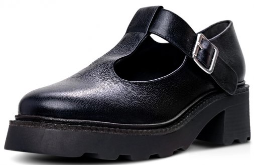 Loafer Mary Jane Carrano Tratorado Couro 486033 | Napolitana Calçados