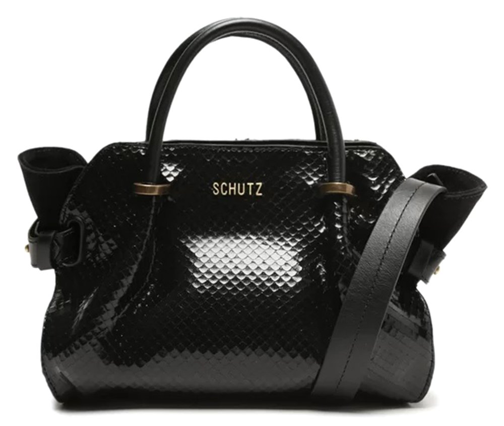 Bolsa Mini Tote Schutz Tiana Couro Snake S500100325 | Napolitana Calçados