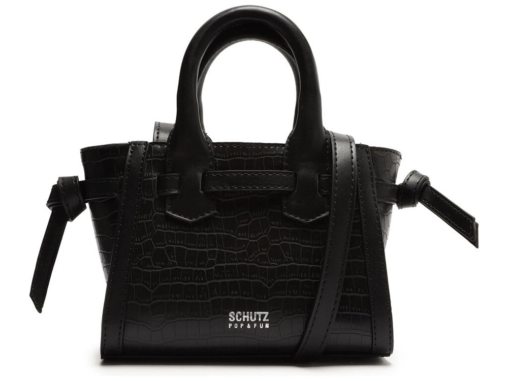 Bolsa Tote Pequena Schutz Alissa Croco S500100450 | Napolitana Calçados