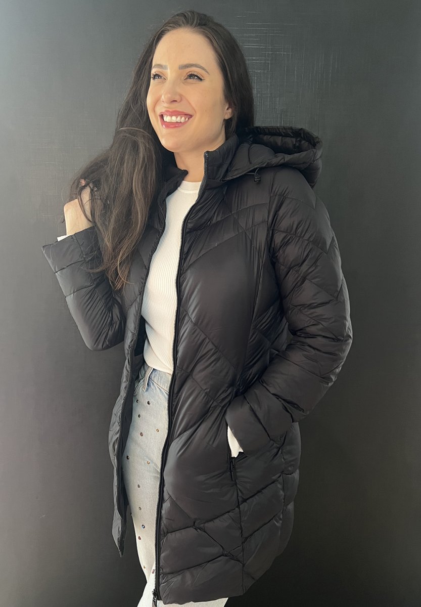 Jaqueta Alongada Alpelo Matelasse 20500037 | Napolitana Calçados