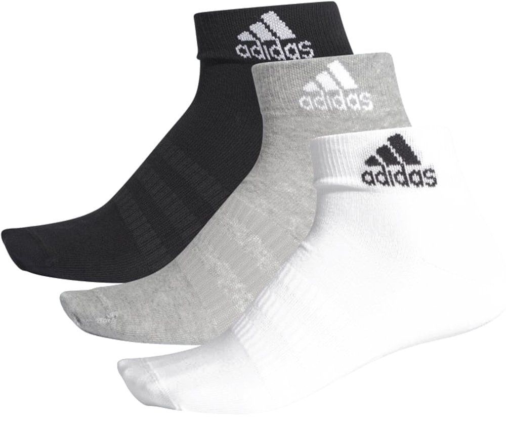 Kit Meia Adidas Ankle 3 Pares Unissex Dz9434 | Napolitana Calçados