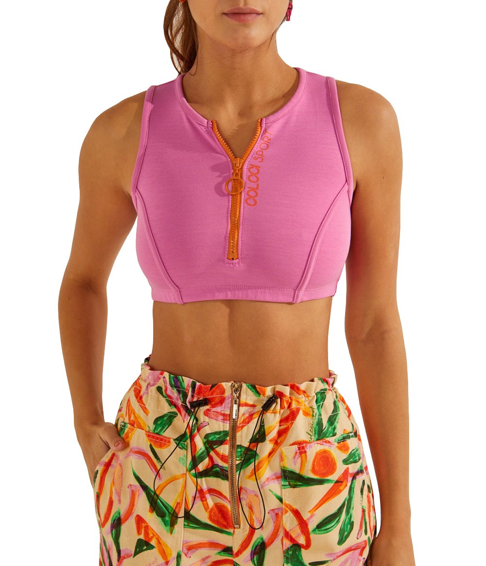 Top Cropped Colcci Ziper 046.57.00781 | Napolitana Calçados