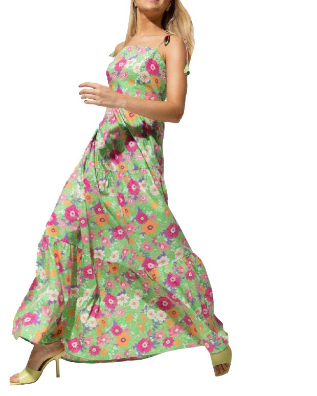 Vestido Longo Alpelo Estampado 50600166 | Napolitana Calçados