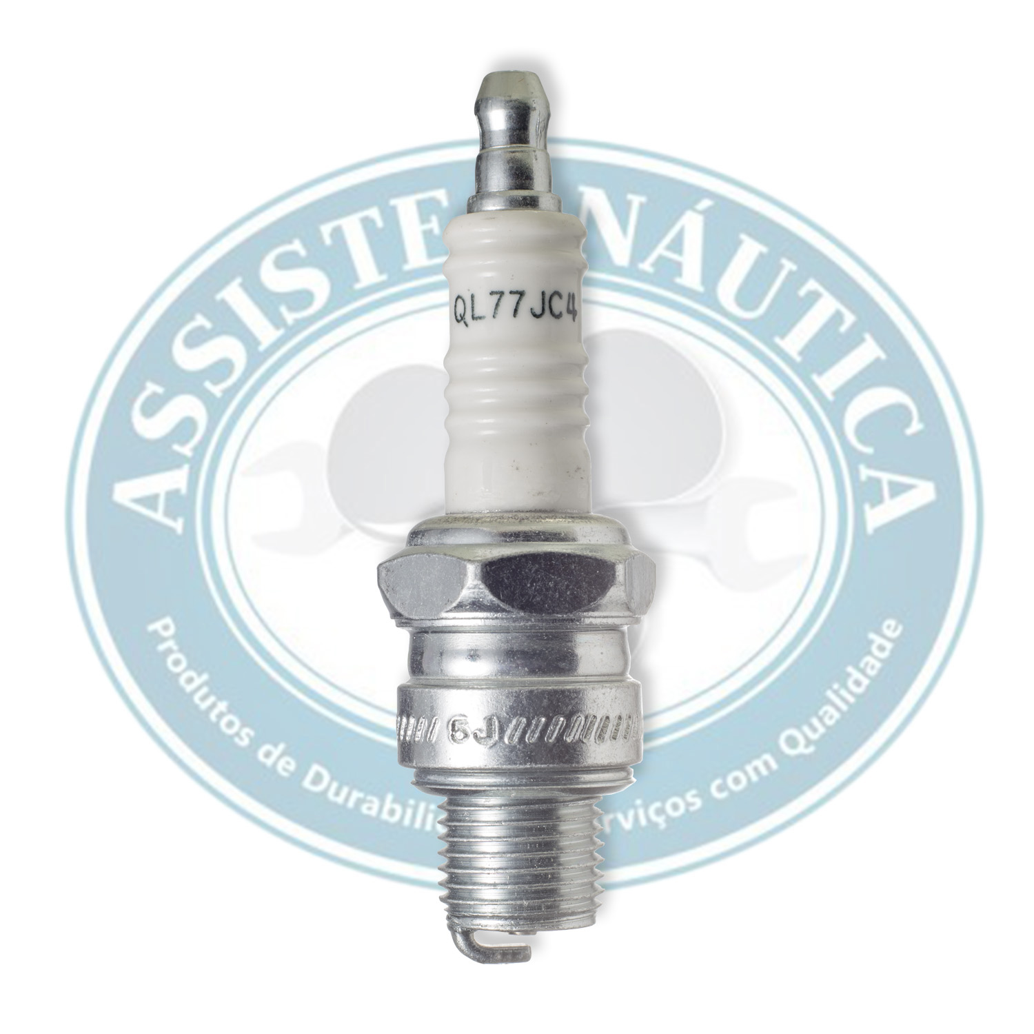 Audi Q7 4 L Champion Spark Plug QL77JC4 Set Of 4 Pulsante Clacson Moto