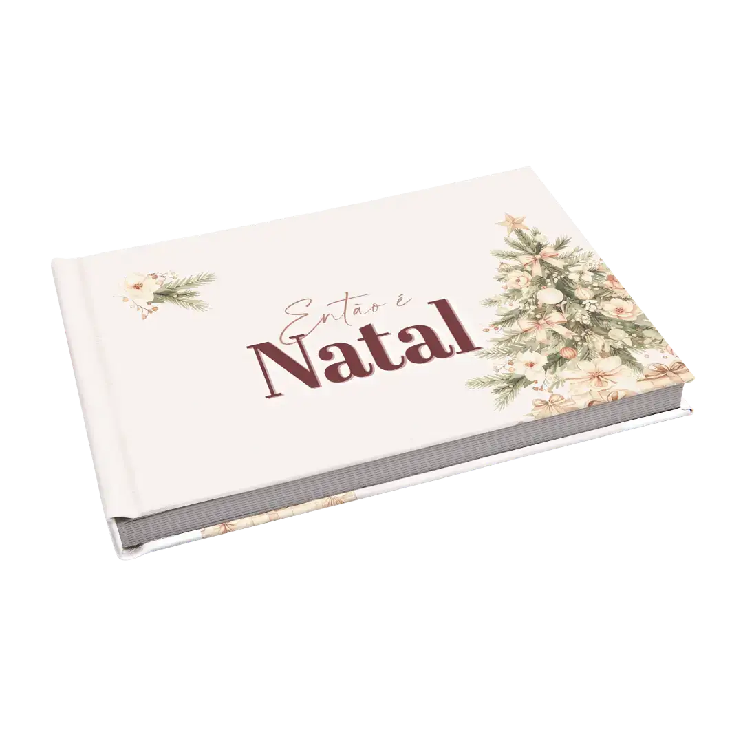 Fotolivro Autocolante 10x15 - Álbum Natal Vertical