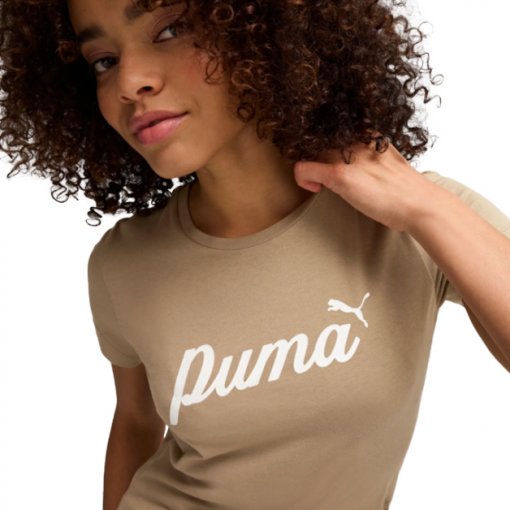 Camiseta Puma Ess Script Feminina