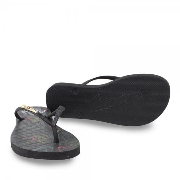 Chinelo de Dedo Coca Cola Storm Leaves CC3128 Feminino
